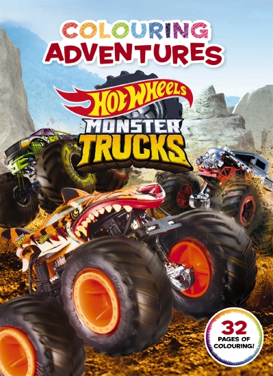 The Store - HOT WHEELS MONSTER TRUCKS: COLOURING ADVENTURES (MATTEL ...