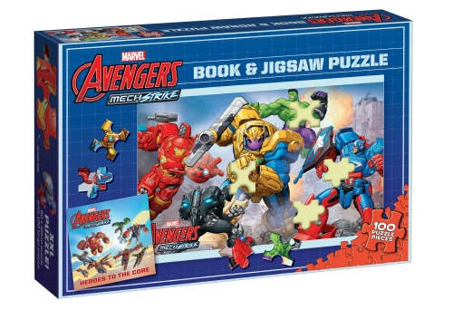 The Store - AVENGERS MECH STRIKE: BOOK AND PUZZLE (MARVEL: 100 PIECES ...