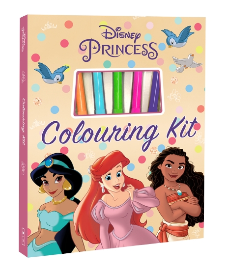 The Store - DISNEY PRINCESS: COLOURING KIT - Book - The Store
