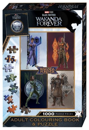 The Store - Black Panther Wakanda Forever: Adult Colouring Book and ...