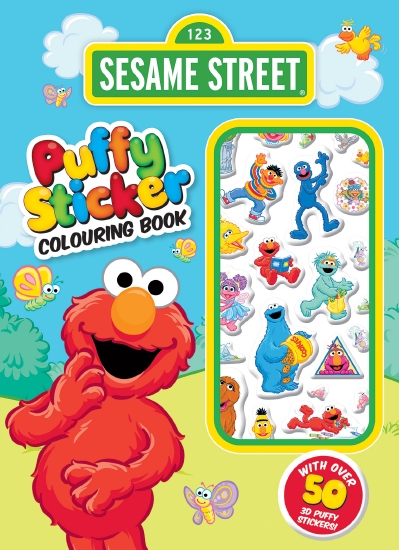 The Store - Sesame Street: Puffy Sticker Colouring Book - Book - The Store
