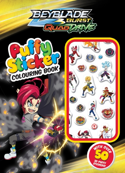 The Store - BEYBLADE BURST QUAD DRIVE: PUFFY STICKER COLOURING BOOK ...
