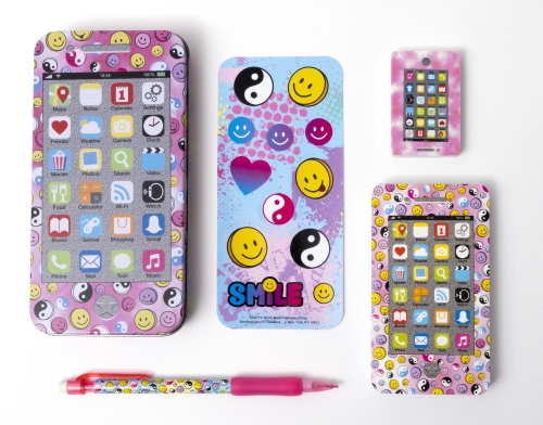 The Store - Smartphone Smiley Yin Yang Tin Set - Stationery - The Store