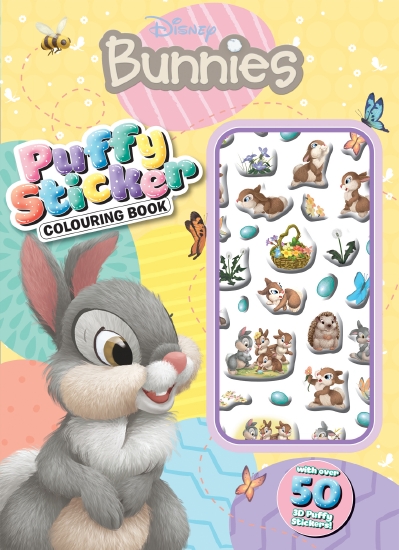 The Store - Disney Bunnies: Puffy Sticker Colouring Book - Book - The Store