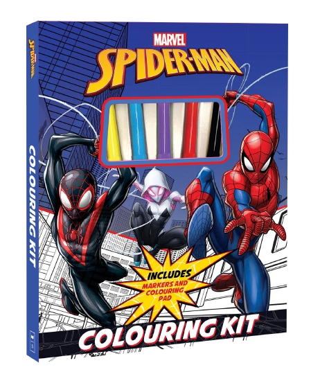 The Store - SPIDER-MAN: COLOURING KIT (MARVEL) 2023 - Book - The Store