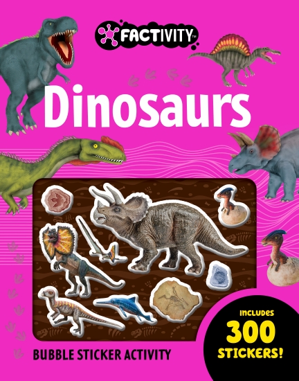 The Store - Factivity Bubble Sticker Activity Book - Dinosaurs - Book - The Store