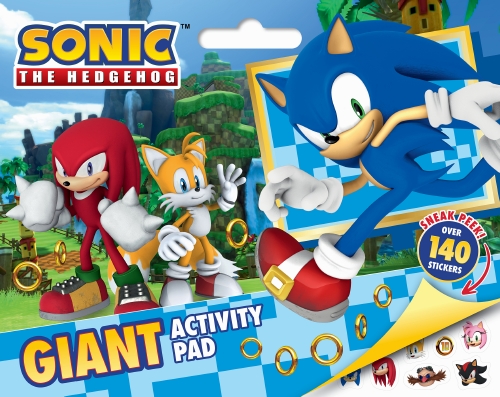 The Store - SONIC THE HEDGEHOG: GIANT ACTIVITY PAD (SEGA) - Book - The ...