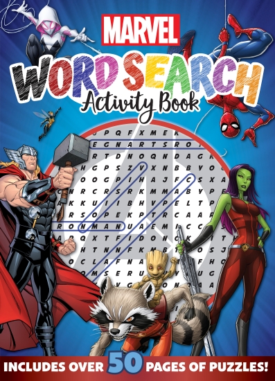 Product: Marvel: Word Search Activity Book - Book - School Essentials