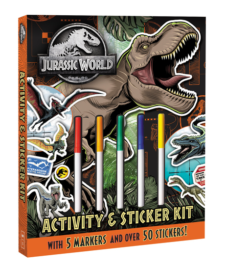 The Store - JURASSIC WORLD: ACTIVITY AND STICKER KIT (UNIVERSAL) - Book ...
