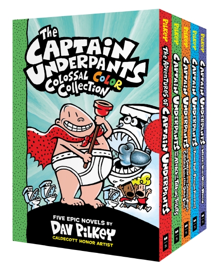 The Store - THE CAPTAIN UNDERPANTS COLOSSAL 5 BOOK COLOR COLLECTION ...