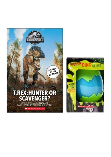 The Store - JURASSIC WORLD: T.REX: HUNTER OR SCAVENGER WITH HIDDEN DINO SLIME KIT - Pack - The Store