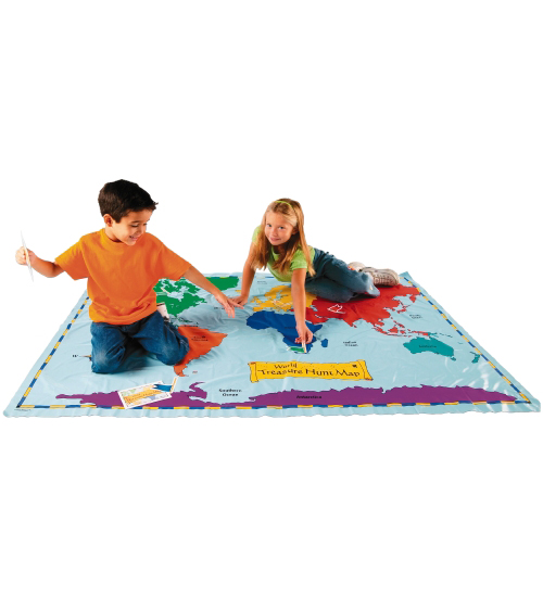 Product: WORLD TREASURE HUNT MAP - Toy/Game - School Essentials
