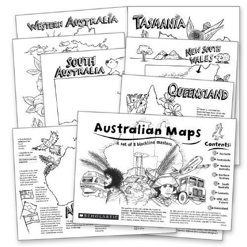 Product: AUSTRALIAN MAPS BLM PACK - Pack - School Essentials