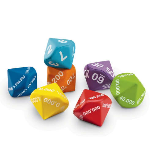 The Store - PLACE VALUE FOAM DICE - Toy/Game - The Store
