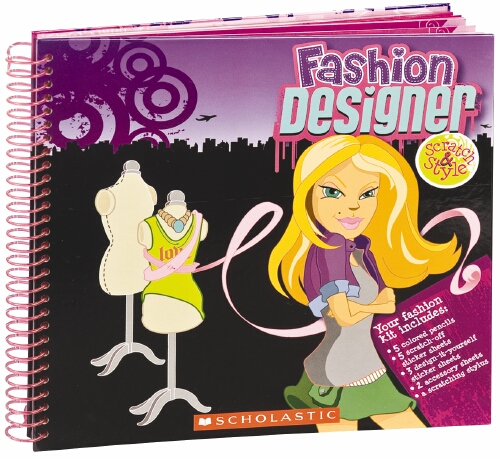 Product: Scratch and Style Fashion Designer - Book - School Essentials
