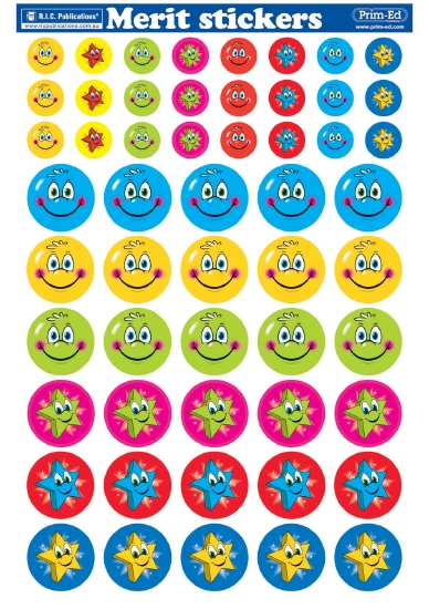 Product: STARS & SMILEY STICKERS - Stationery - School Essentials