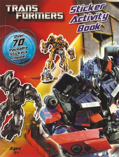 Product: TRANSFORMERS STICKER ACTIVITY - Book - School Essentials
