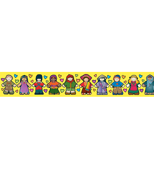 Product: KIDS AROUND THE WORLD BORDER - Stationery - School Essentials
