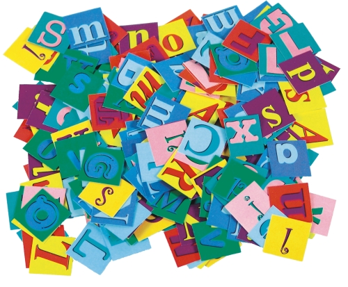 The Store - ALPHABET PASTINGS PIECES - Arts & Crafts - The Store