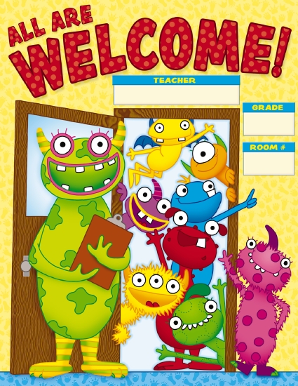 Product: MONSTERS WELCOME CHART - Stationery - School Essentials