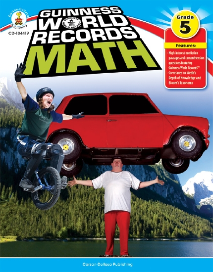 Product GUINNESS WRLD RECORDS MATH BK5 Teacher Resource School 