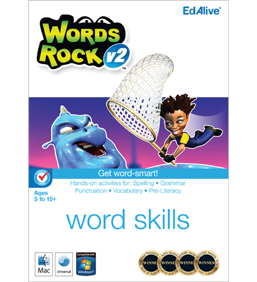 Product: WORDS ROCK V2 NETWORK - Software Media File - School Essentials