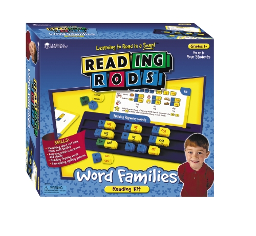 Product: READING RODS WORD FAMILIES KIT - Toy/Game - School Essentials
