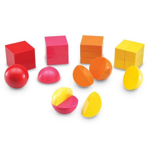 Product: MAGNETIC 3D FRACTION SHAPES - Toy/Game - School Essentials