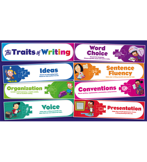 Product: TRAITS OF WRITING MINI BULLETIN BOARD - Stationery - School ...