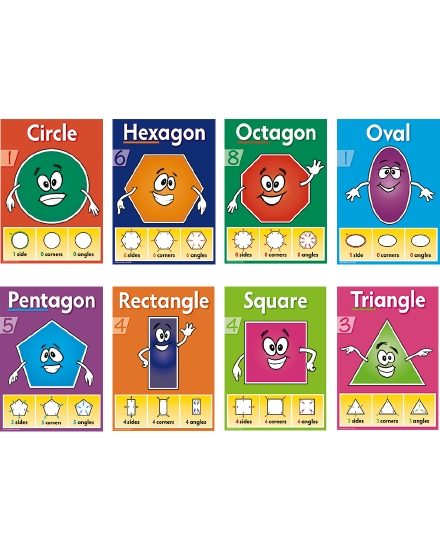 Product: SHAPES 8 POSTER PACK - Stationery - School Essentials