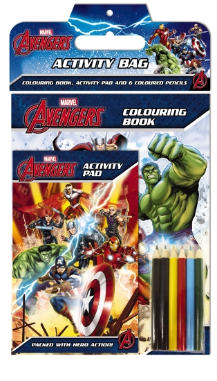 Product: MARVEL AVENGERS ACTIVITY BAG - Book - School Essentials