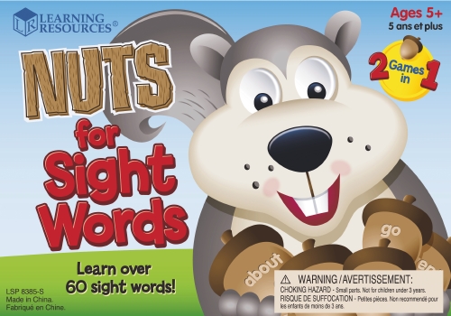 Product: NUTS FOR SIGHT WORDS - Toy/Game - School Essentials