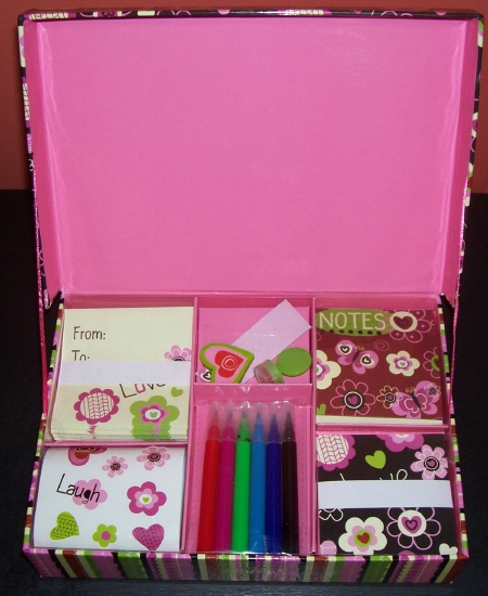 The Store - FUNKY FLOWER STATIONERY BOX - Stationery - The Store