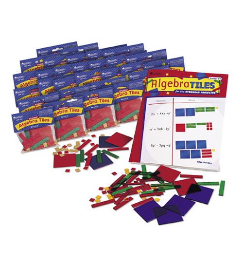 Product: ALGEBRA TILES CLASSROOM SET - Teacher Resource - School Essentials