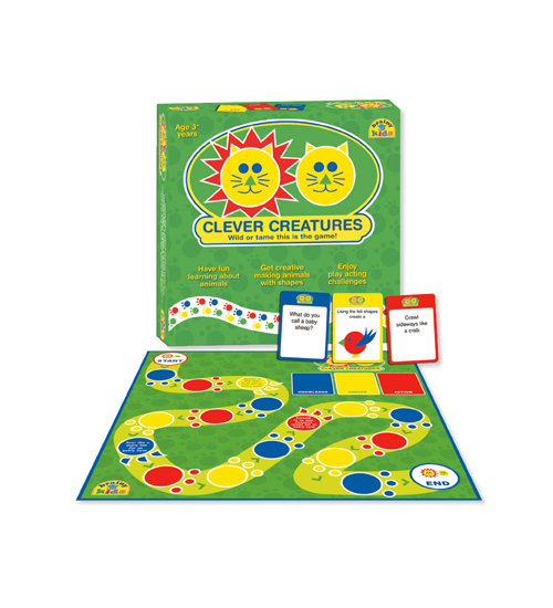 Product: CLEVER CREATURES BOARD GAME - Toy/Game - School Essentials