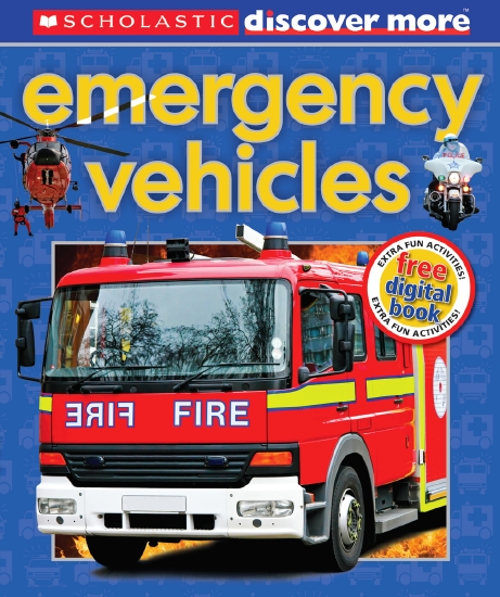 Product: EMERGENCY VEHICLES DISC MORE - Book - School Essentials