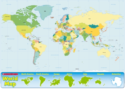 The Store - WORLD MAP POSTER A2 4/13 - Other - The Store