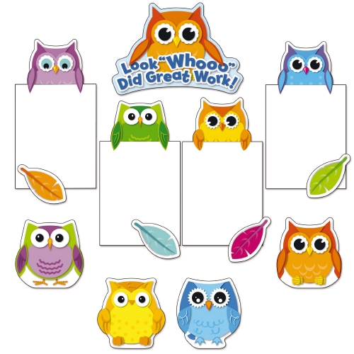 The Store - COLOURFUL OWLS GOOD WORK BULLE - Stationery - The Store