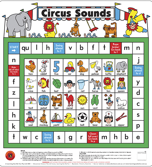 Product: CIRCUS SOUNDS FLOOR GAME - Toy/Game - School Essentials