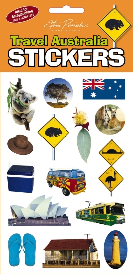 Product: TRAVEL AUSTRALIA STICKERS - Stationery - School Essentials