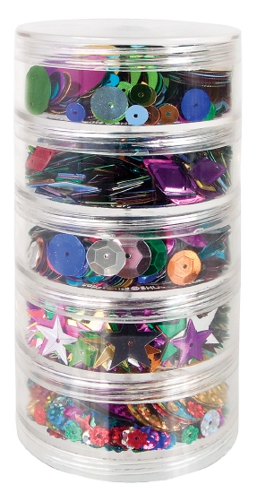 Product: STACKABLE SEQUINS - Arts & Crafts - School Essentials