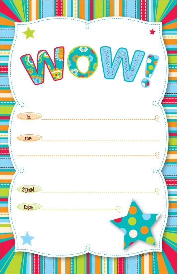 Product: WOW AWARD - Teacher Resource - School Essentials