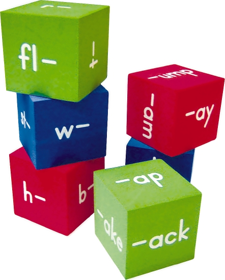 The Store - FOAM WORD FAMILIES CUBES - Teacher Resource - The Store