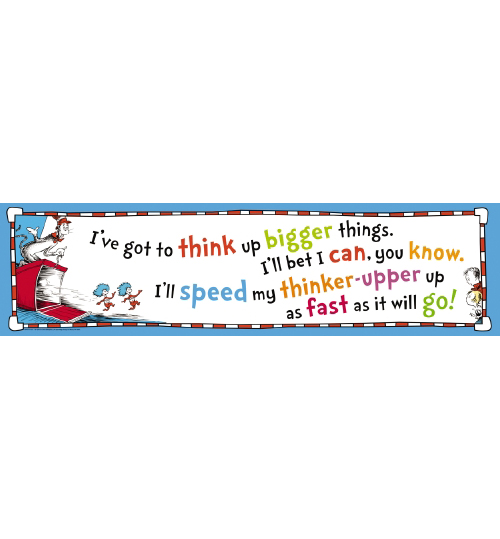 The Store - DR SEUSS, THINK UP BIG BANNER - Stationery - The Store