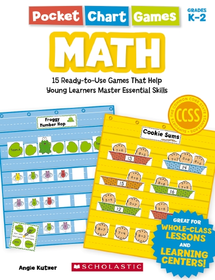 Product: Pocket Chart Games: Math - Teacher Resource - School Essentials