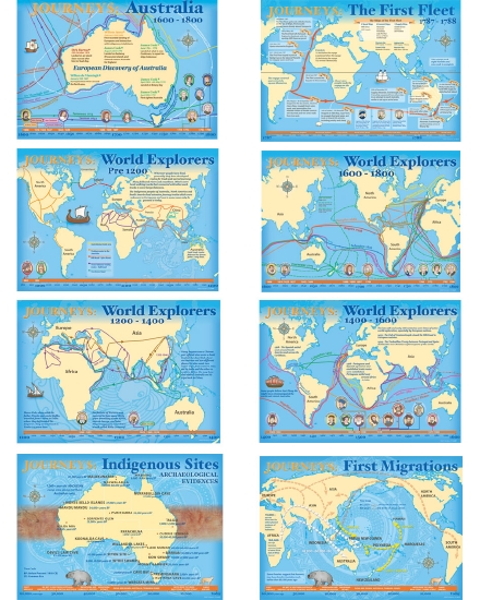 The Store - EXPLORERS POSTER SET - Pack - The Store