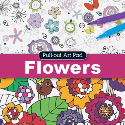 The Store - FLOWERS PULL OUT ART PAD - Book - The Store