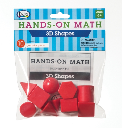 Product: HANDS-ON MATH 3D SHAPES - Teacher Resource - School Essentials