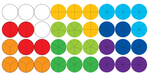 Product: FRACTION CIRCLES - Teacher Resource - School Essentials