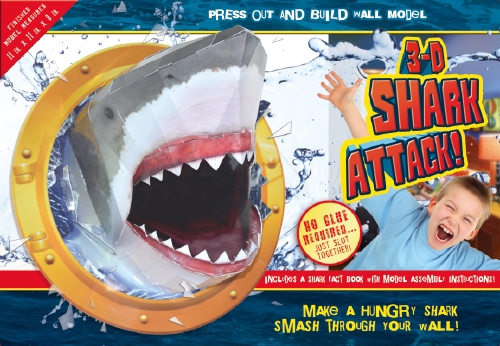 Product: 3D SHARK ATTACK - Book - School Essentials